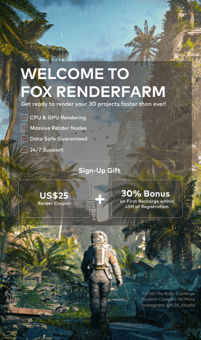 Cloud Rendering Web Console - Fox Renderfarm